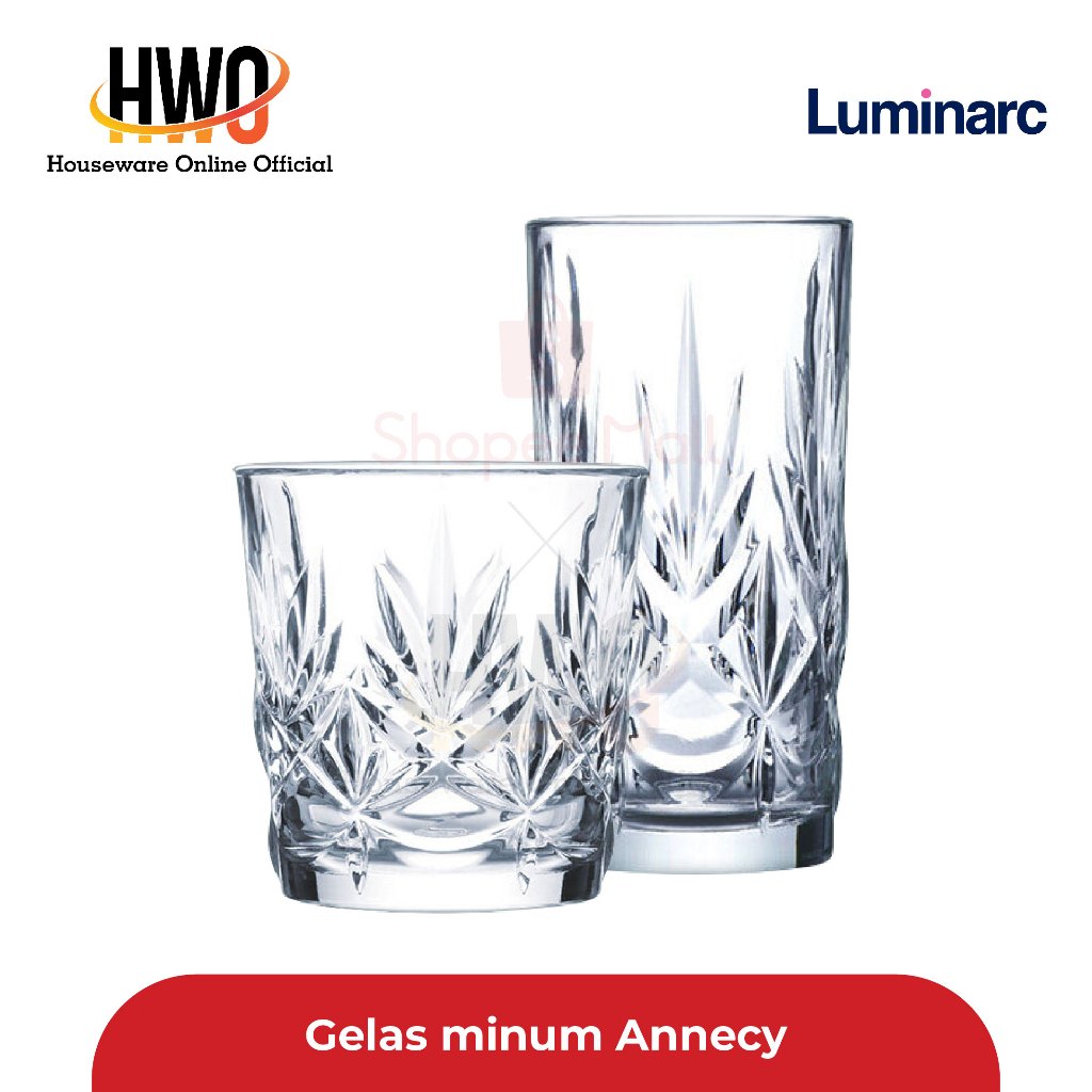 Jual Luminarc Gelas Minum Annecy / 6 Pcs | Shopee Indonesia