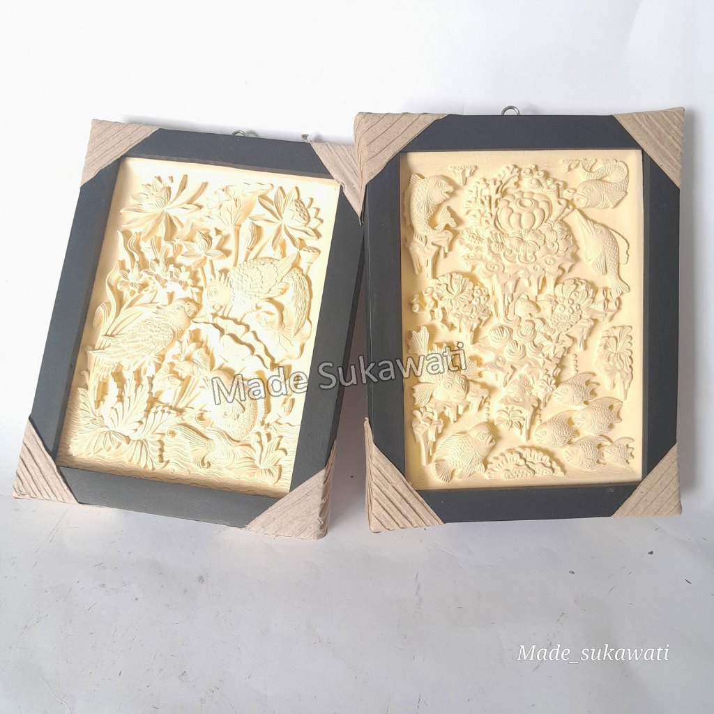 Jual Ukiran Panil batu alam Paras hiasan dinding Bali | Shopee Indonesia