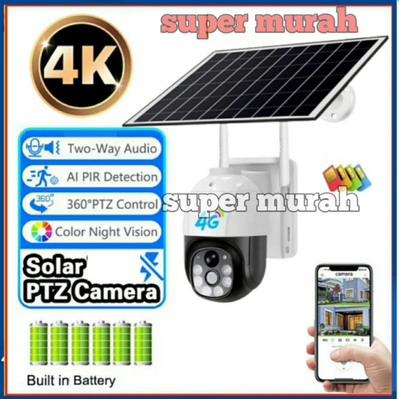 Jual NEW CCTV IP OUTDOOR PTZ TANPA WIFI TENAGA SURYA PANEL CCTV ...