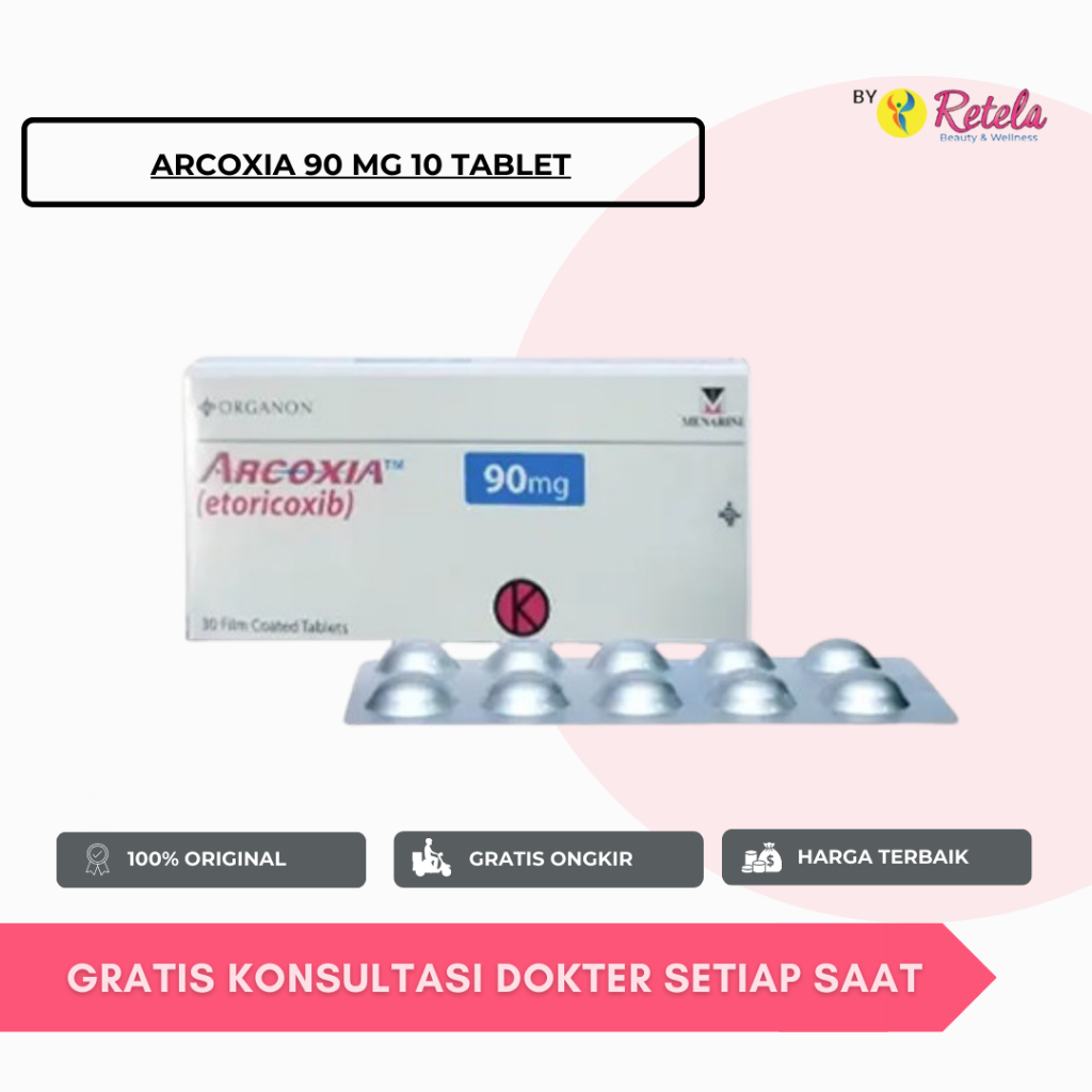Jual ARCOXIA 90MG 1 BLISTER 10 TABLET | Shopee Indonesia