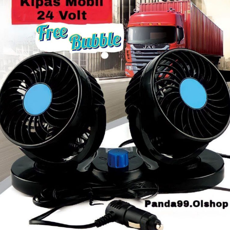 Jual Kipas Angin Mobil T34 Car Cooling Double FanKipas Angin Mobil 24 ...