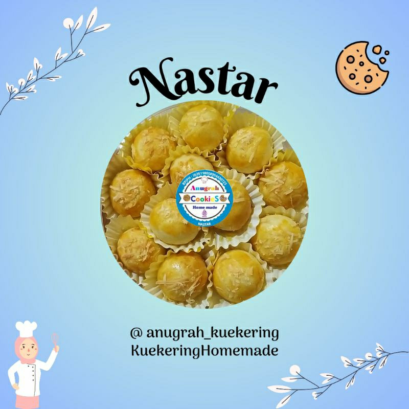 Jual Kue Kering Nastar KEMASAN TOPLES UKURAN 250 gr | Shopee Indonesia