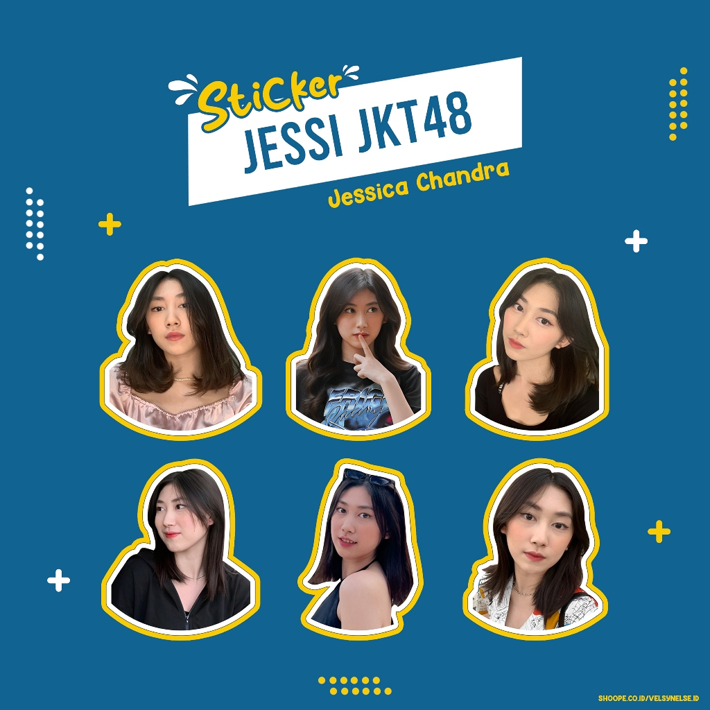 Jual [ ISI 6 ] Sticker Pack JKT48 Lucu Aesthetic High Quality | Shopee ...