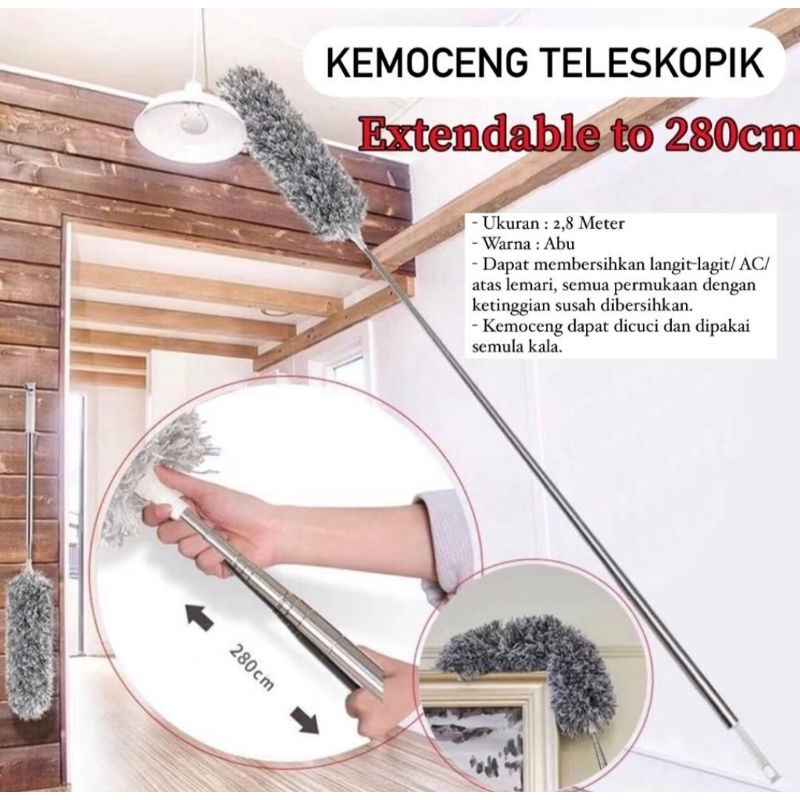 Jual kemoceng tarik microfiber, kemoceng bulu | Shopee Indonesia