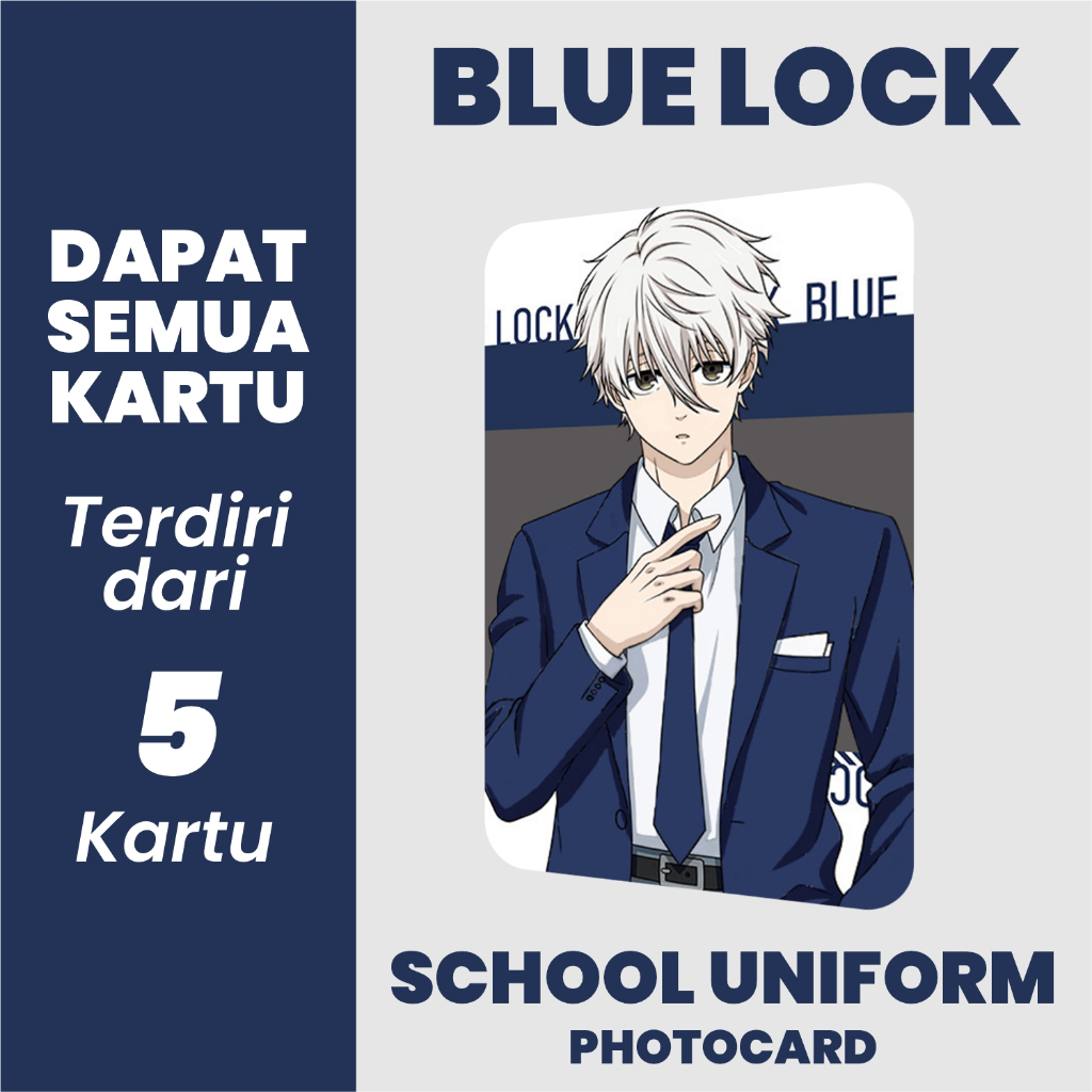 Jual Blue Lock Photocard School Uniform | Shopee Indonesia