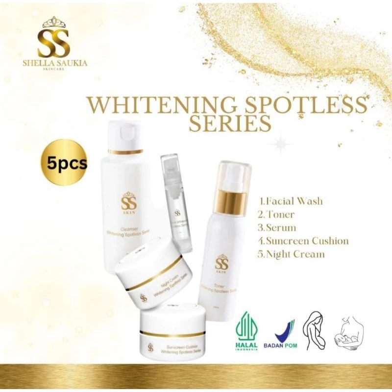 Jual Whitening spotless ss skin shella saukia | Shopee Indonesia