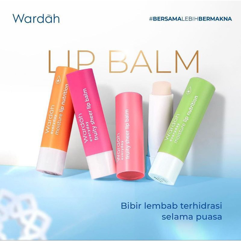 Jual Wardah Everyday Fruity Sheer Lip Balm&Moisture Lip Nutrition 4gr ...