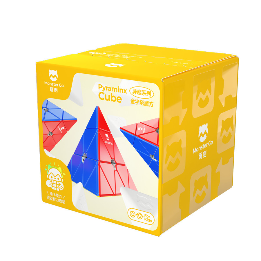 Jual Magic Cube Gan Monster Go MG Pyraminx 3x3 Puzzle Piramida ...