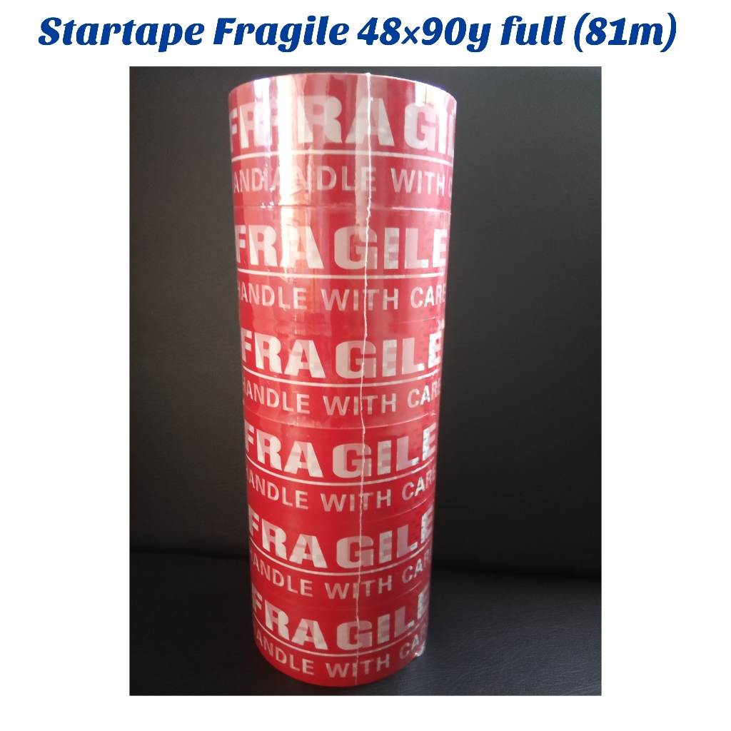 Jual Lakban Fragile 48x90yard Security Seal Selotip Jangan Dibanting ...