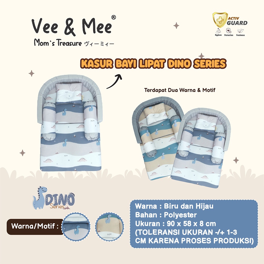 Jual Kasur Bayi / Baby Bed Lipat Dino Series Vee And Mee | Shopee Indonesia