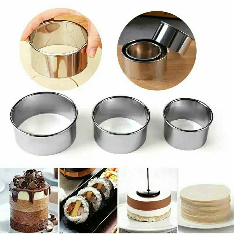 Jual Ring burger Ring cutter bulat Ukuran 6 cm stainles | Shopee Indonesia