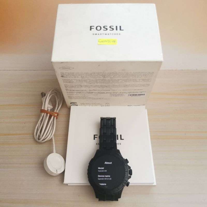 Jual Fossil Smartwatch Garrett HR FTW4038 Gen 5 Bekas - Fullset ...