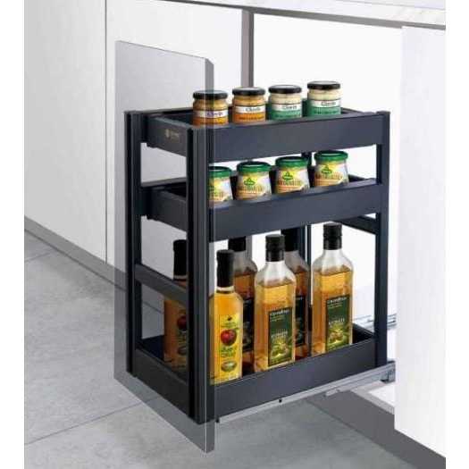 Jual rak botol rak bumbu rak sendok double deck seasoning basket ...