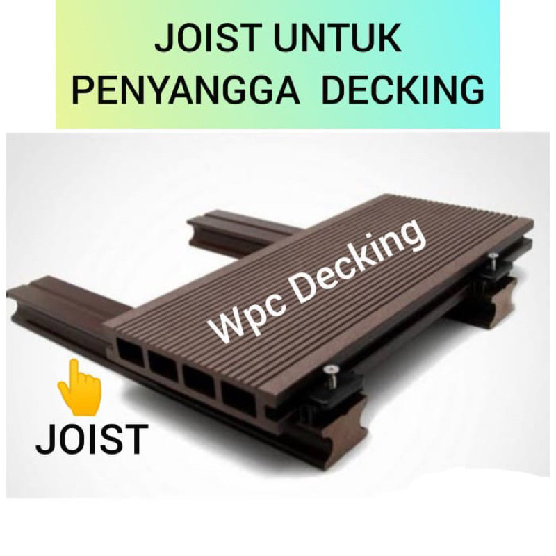Jual aksesoris wpc decking joist stainless clip siku starting clip ...