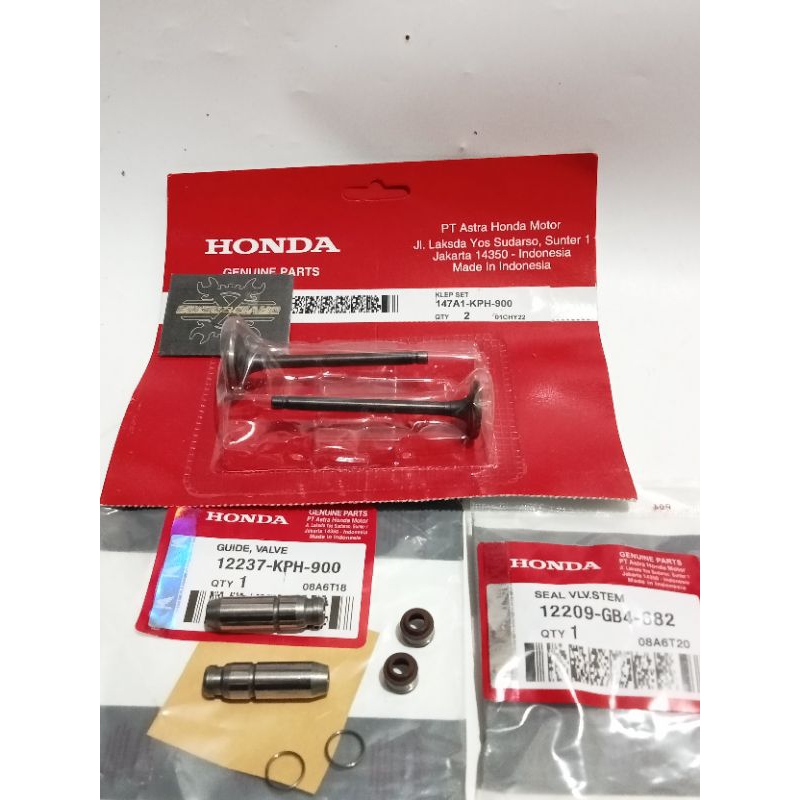 Jual boss botol klep+ klep set seal klep honda kharisma Supra x 125 ...