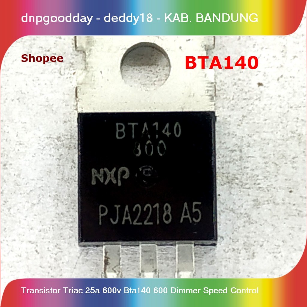 Jual transistor triac 25a 600v bta140 600 dimmer speed control | Shopee ...