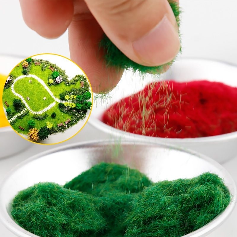 Jual 15gr Rumput Tabur Statis Nylon Bahan Maket Diorama Prakarya DIY ...