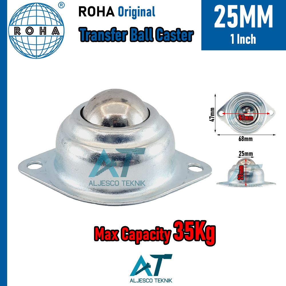 Jual RODA TRANSFER BALL CASTER 25MM 1 INCH – MATA SAPI | Shopee Indonesia