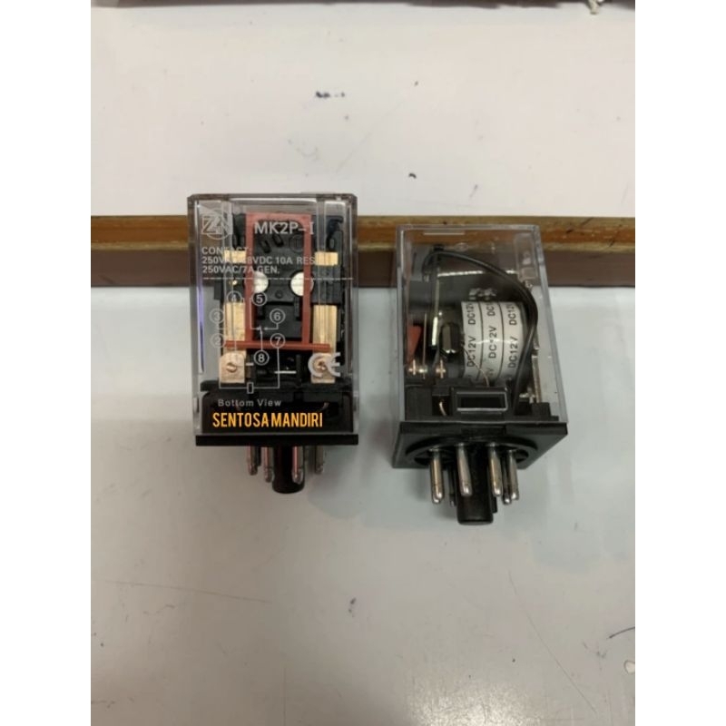 Jual Relay Riley MK2P 12V 12VDC 12 Volt 8 Pin MK2P-I ZN | Shopee Indonesia