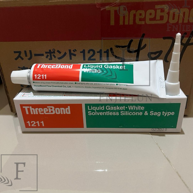 Jual Lem Gasket ThreeBond 1211 Liquid Gasket White 100gr Original ...
