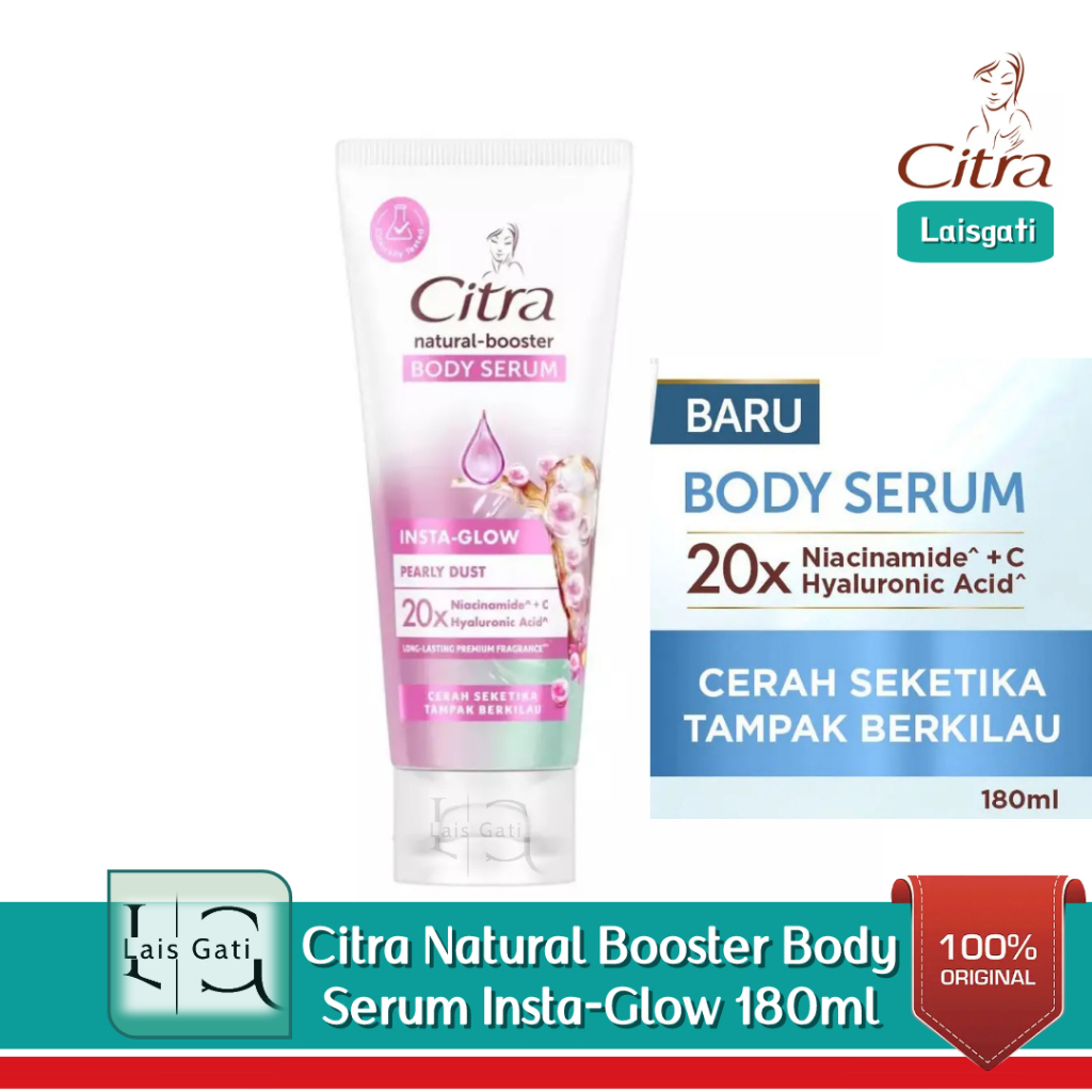 Jual Citra Natural Booster Body Serum Insta-Glow with 20X Niacinamide ...