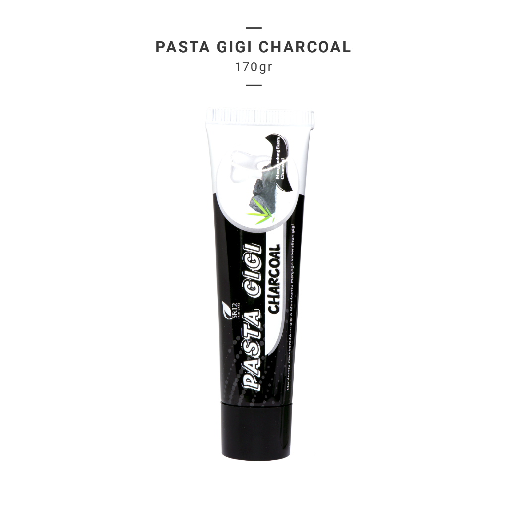 Jual SR12 Pasta Gigi Charcoal 170gr Membantu Mengurangi Plak Pada Gigi ...