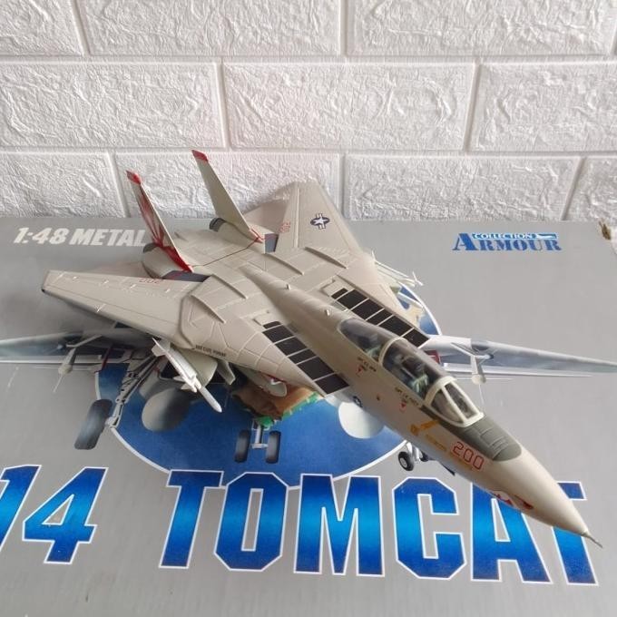 Jual New Diecast Pesawat F 14 Tomcat by Armour | Shopee Indonesia