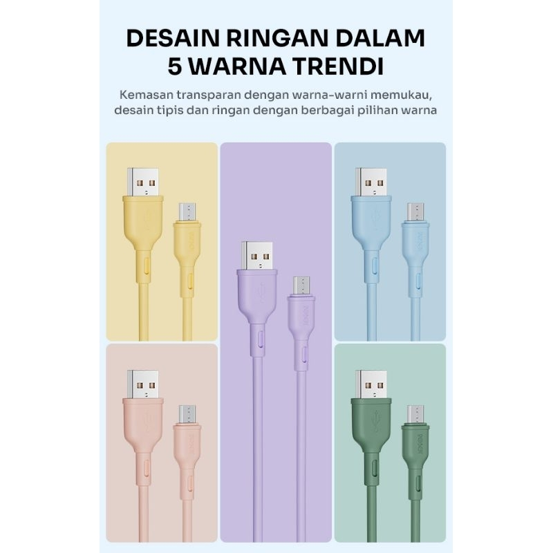 Jual Kabel Data Fast Charging Micro Usb 2A RBM100S SPECIAL EDITION ...