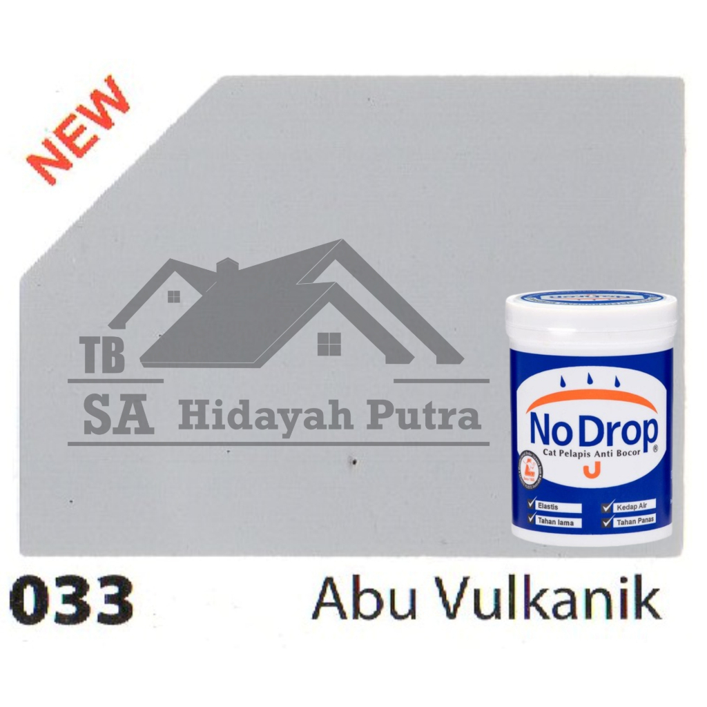 Jual CAT TEMBOK NO DROP 20 KG PAIL 20KG WARNA LENGKAP Cat Pelapis Anti Bocor Waterproofing ...