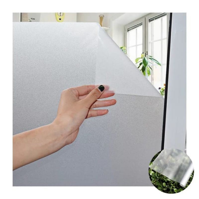Jual Sticker Kaca Sandblast Polos /Buram /Sticker Kaca Es [Per-50Cm ...
