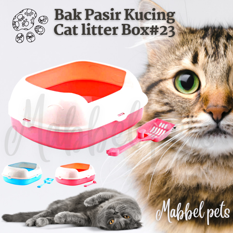Jual Cat Litter Box #23 - Bak Pasir Kucing + Sekop Toilet Kucing ...