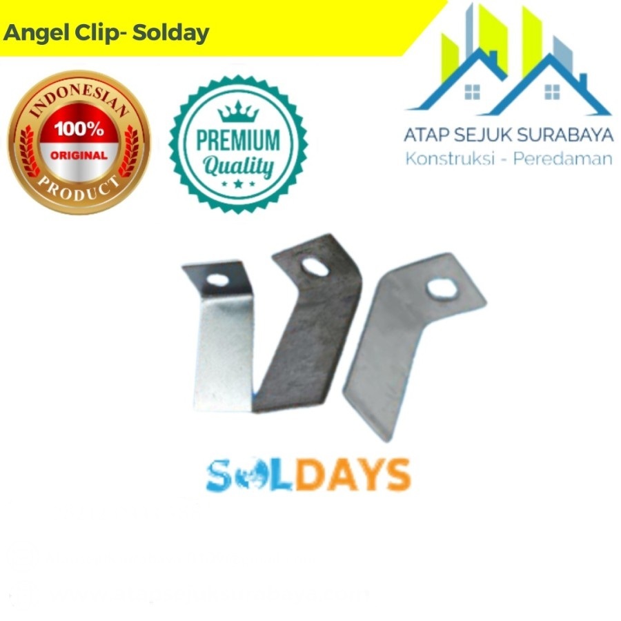 Jual Angle Clip Besi Plat Siku L / Rangka Plafon | Shopee Indonesia