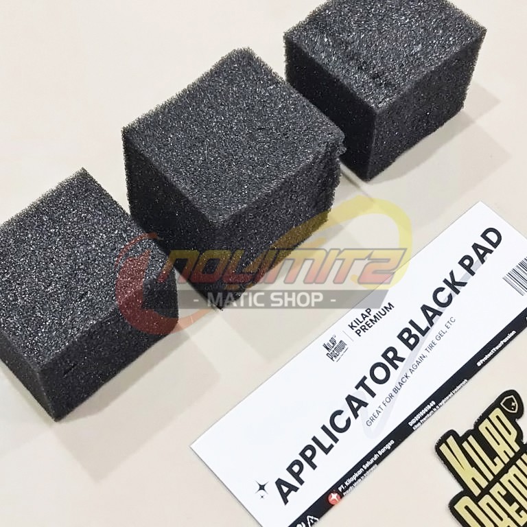 Jual Busa Poles Hitam Kilap Premium Applicator Sponge Spons Poles ...