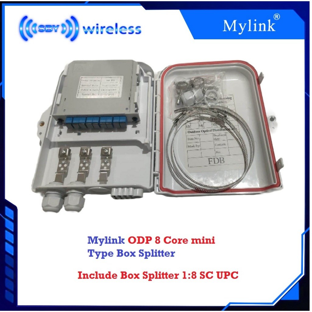 Jual Mylink ODP 8 Core mini Type Splitter Box - Single Lock lengkap ...