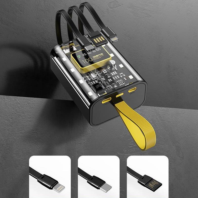 Jual powerbank 65W PD20W Box Baterai 18650 Power Bank Box 65W PD20W ...