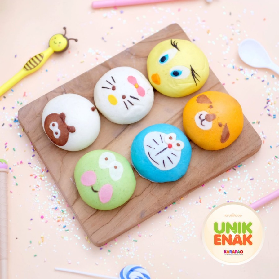 Jual Karapao Bakpao Karakter Aneka Rasa Coklat / Mix | Shopee Indonesia