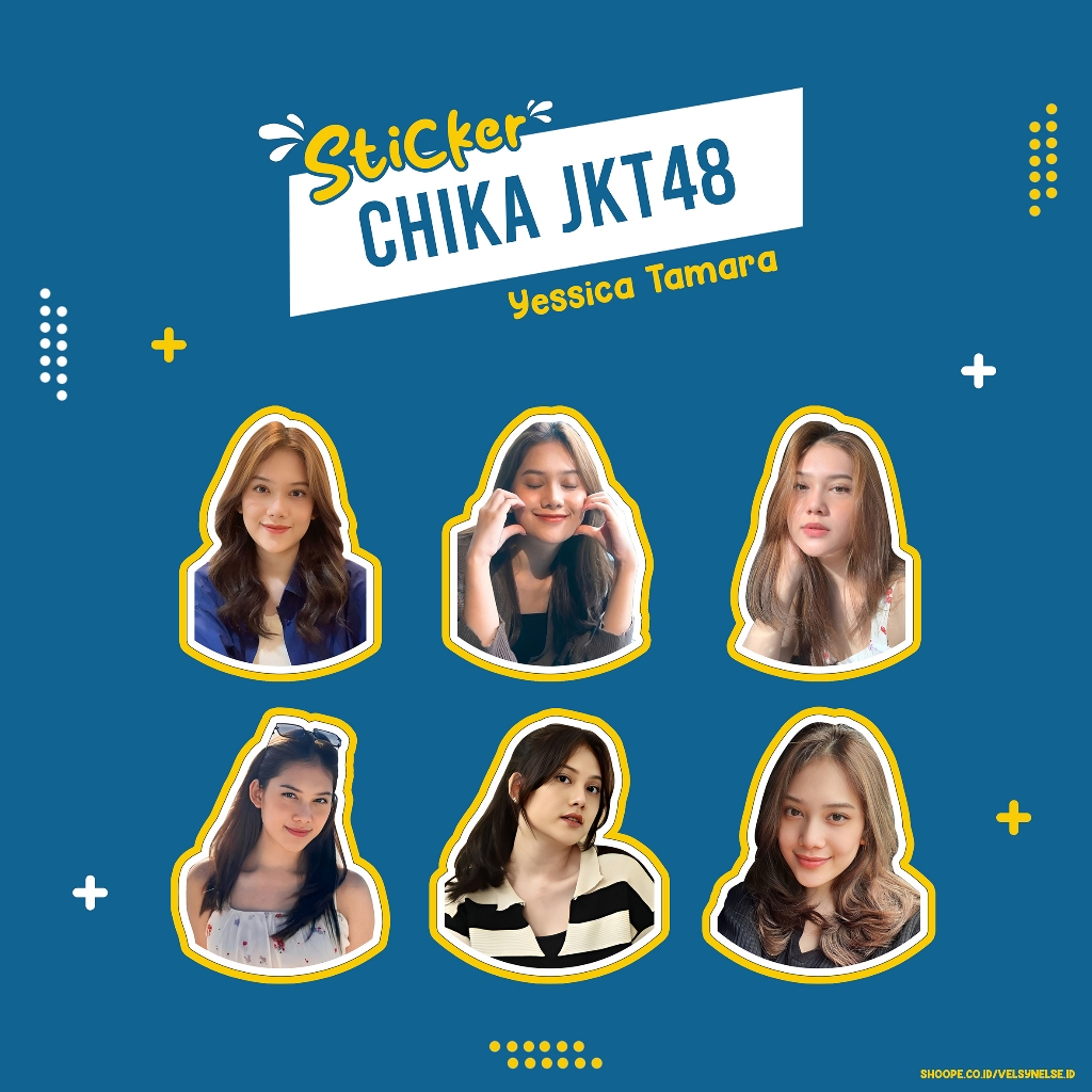 Jual [ ISI 6 ] Sticker Pack JKT48 Lucu Aesthetic High Quality | Shopee ...