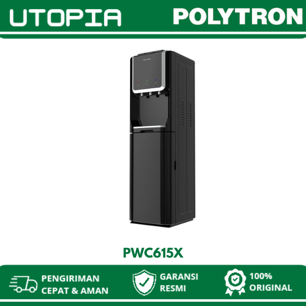 Jual POLYTRON PWC615X / PWC 615 X Dispenser Galon Bawah Kompressor ...