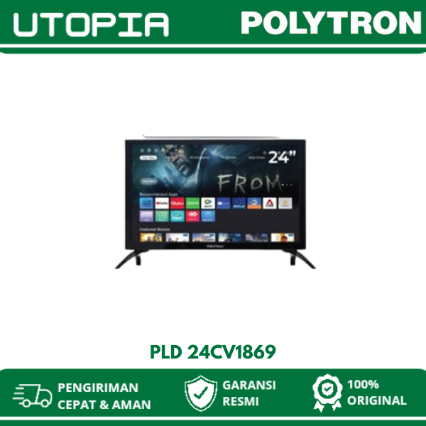 Jual POLYTRON SMART LITE DIGITAL TV 24 INCH PLD 24CV1869 | Shopee Indonesia