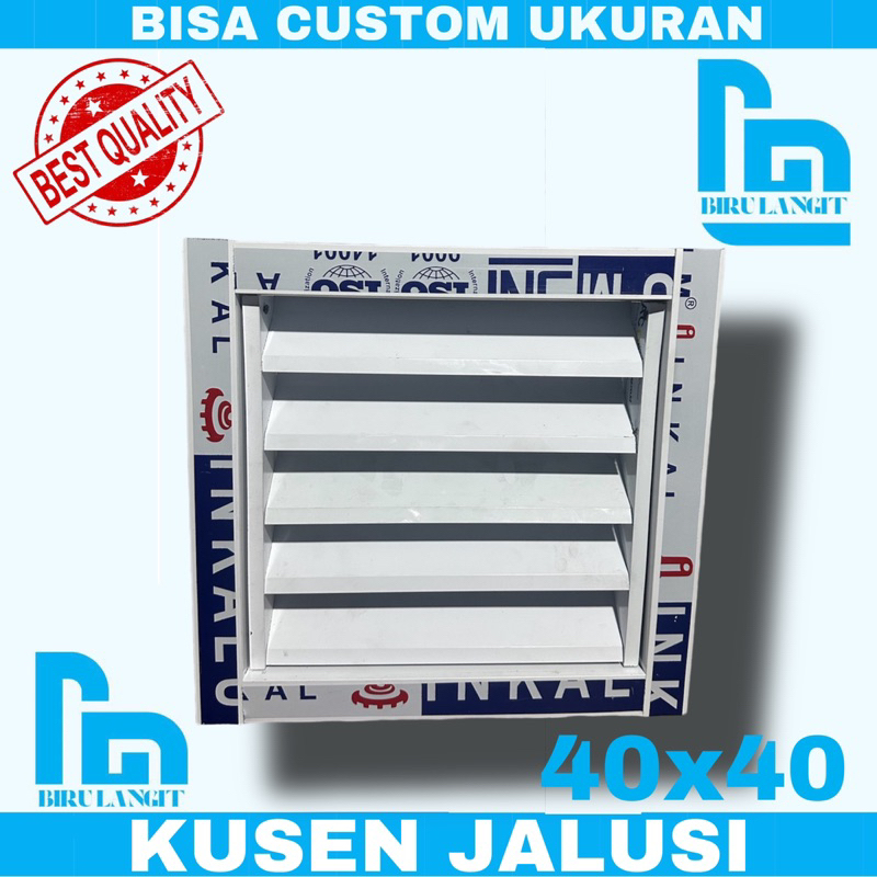 Jual KUSEN ALUMUNIUM JALUSI 30x40 (bisa custom ukuran) | Shopee Indonesia