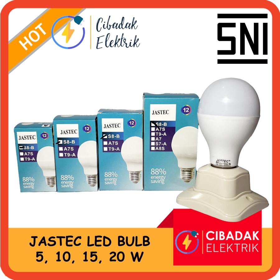 Jual (PROMO!!) LAMPU BOHLAM LED BULB 5 10 15 20 W JASTEC / LED BULB ...