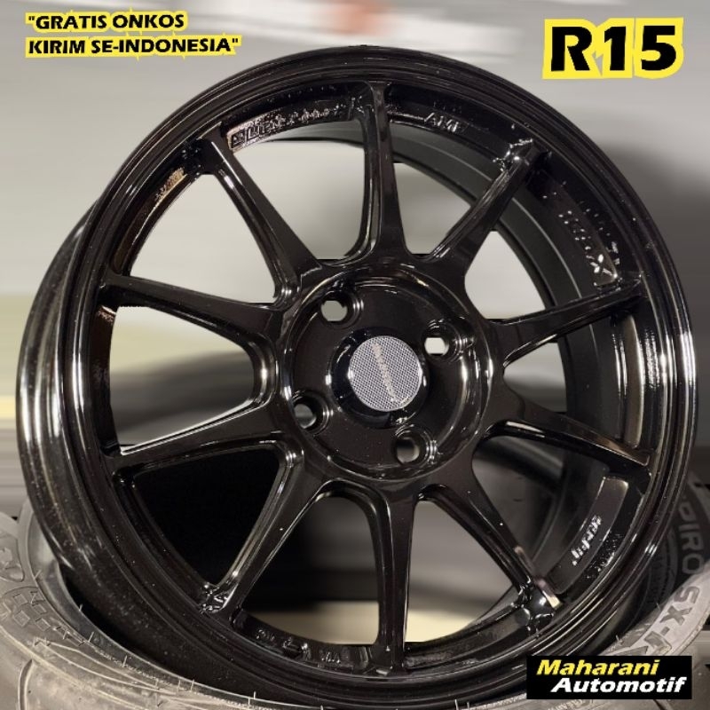 Jual velg mobil racing ring 15 TC105X WEDSSPORT velg r15 mobil mobilio,agya,ayla,ignis,brio ...
