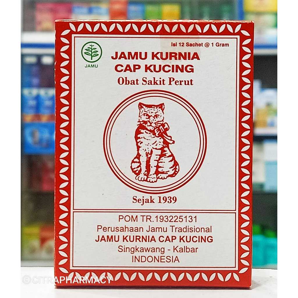 Jual Jamu Kurnia Cap Kucing 𝟏 𝐊𝐎𝐓𝐀𝐊 𝐈𝐒𝐈 𝟏𝟐 𝐒𝐀𝐂𝐇𝐄𝐓 - Obat Sakit Perut ...