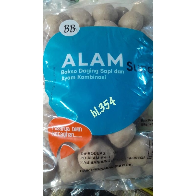 Jual bakso alam super/bakso alam super bb/bakso alam isi 50 | Shopee ...