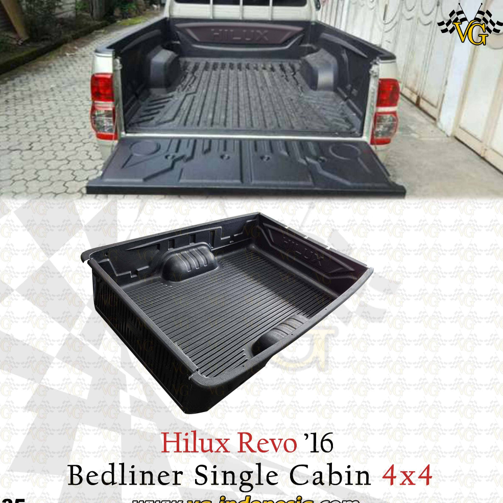 Jual BEDLINER BED LINER PELAPIS BAK HILUX SINGLE CABIN 2016 - 2025 4x4 ...