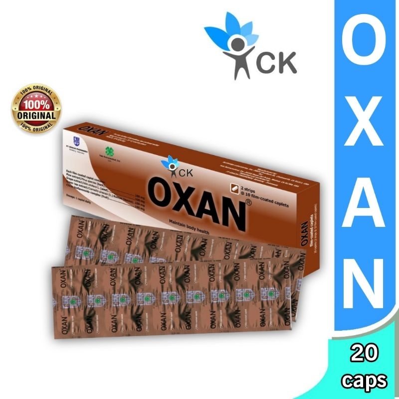 Jual OXAN box isi 20 - vitamin alami dalam kapsul | Shopee Indonesia