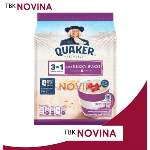 Jual [200gr] Quaker Instant Oatmeal / Quick Cooking Oatmeal | Shopee ...