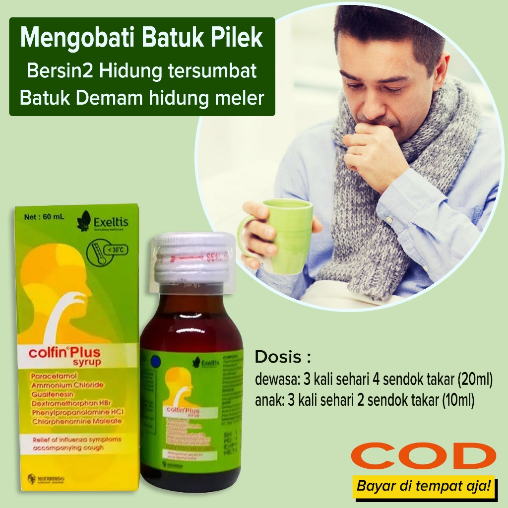 Jual sirup obat Flu batuk Pilek Panas Demam Mriyang Hidung tersumbat ...