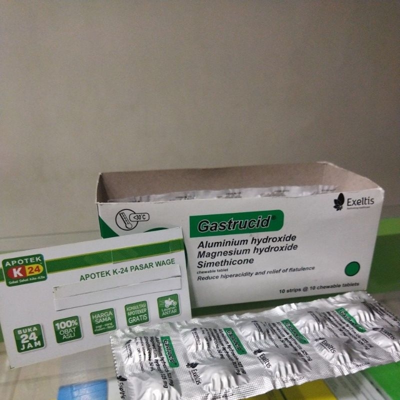 Jual GASTRUCID TABLET 100’S (per Strip) | Shopee Indonesia
