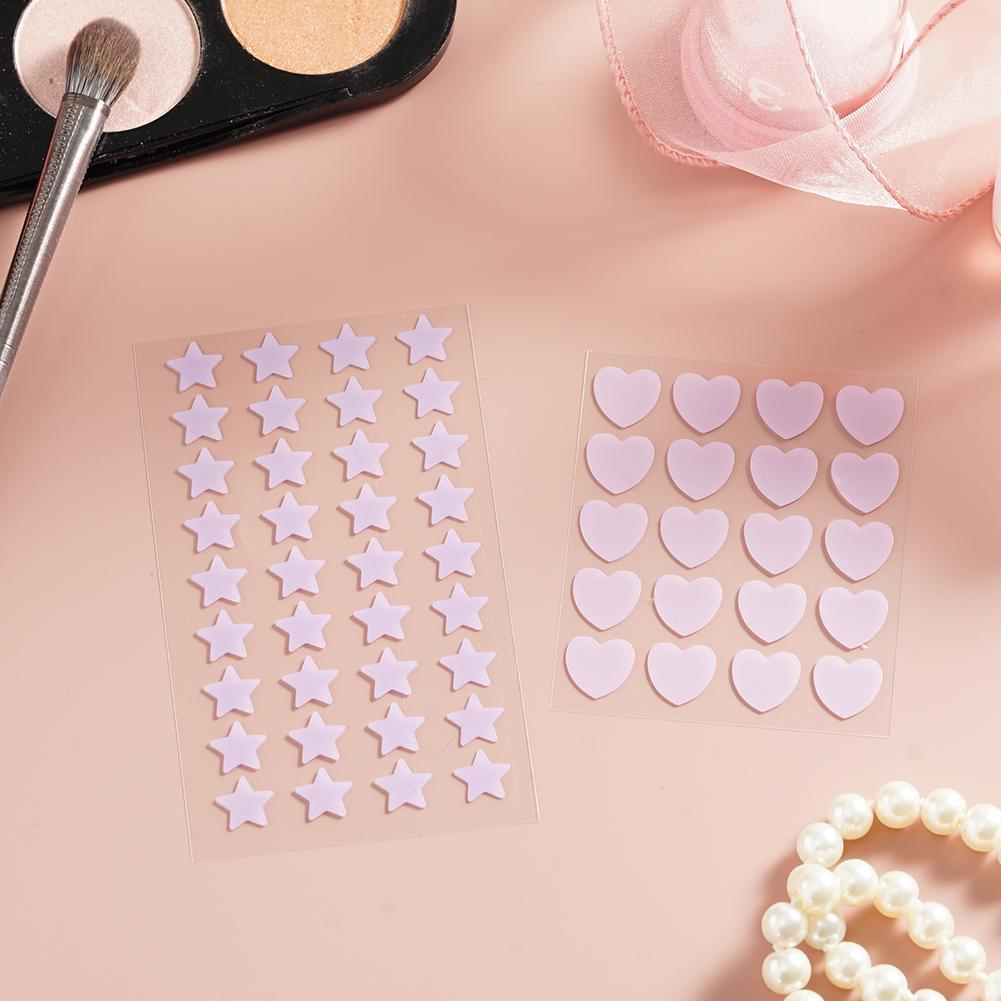 Jual Cute Purple Star Heart Shaped Acne Patches Hydrocolloid Beauty ...